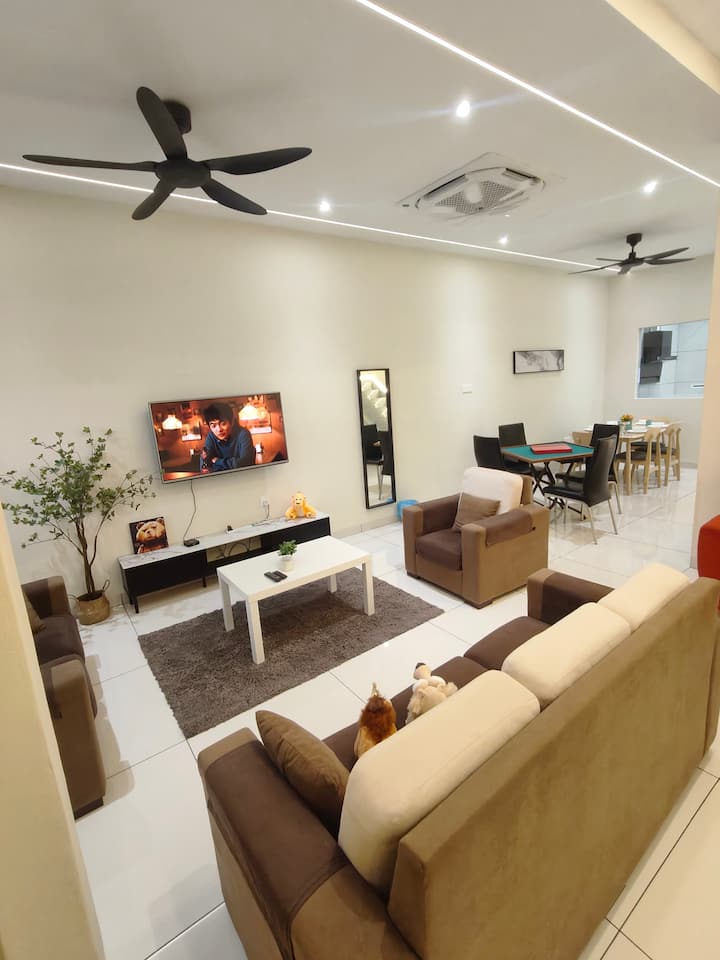 2 Storey Terrace For 2-10pax @Juru Bukit Mertajam - Perai