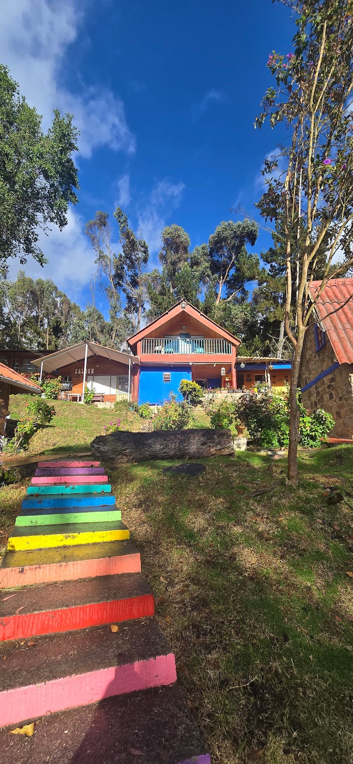 Cabañas Yukatán, Casa Punto De Cruz, Lago De Tota. - Tota