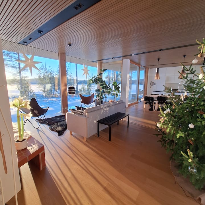 Luxurious Villa With Its Own Lakeside Sauna - Jyväskylä