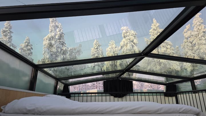 Tsohka - Glass Roof Winter Cabin In Levi Lapland - Finland