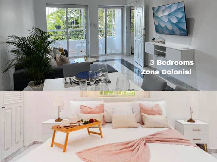 3br With Balcony–park View Zona Colonial - Santo Domingo