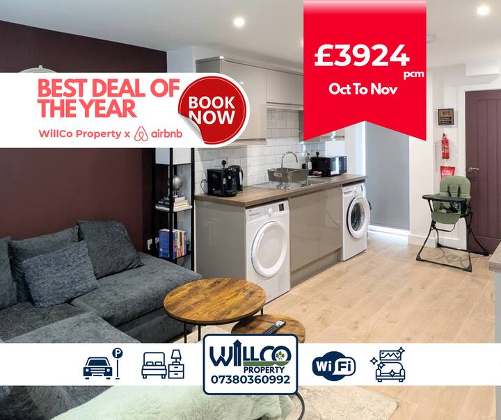 51%off|staymonth|relocation|wifi| Sleeps10 | Derby - Derby