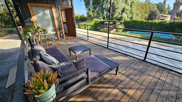 Habitación Con Patio Y Piscina Exclusiva. - Isla de Maipo