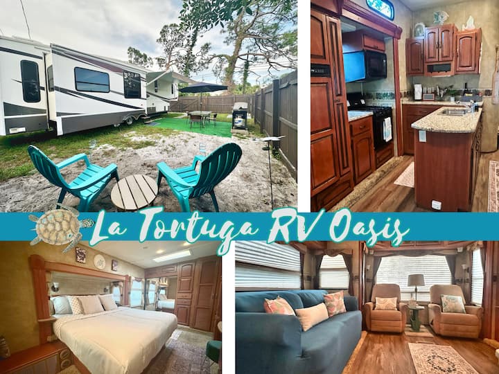 La Tortuga Rv Oasis: Luxury Glamping Near Beach - Englewood, FL