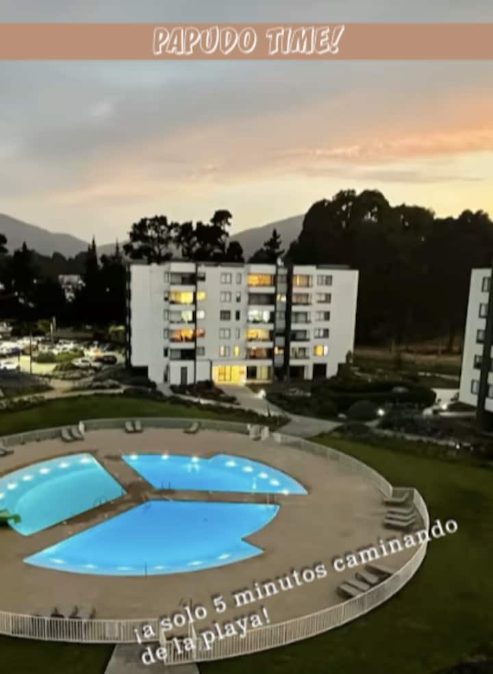 ¡Papudo Time! Cinco Minutos Caminando De La Playa - Zapallar