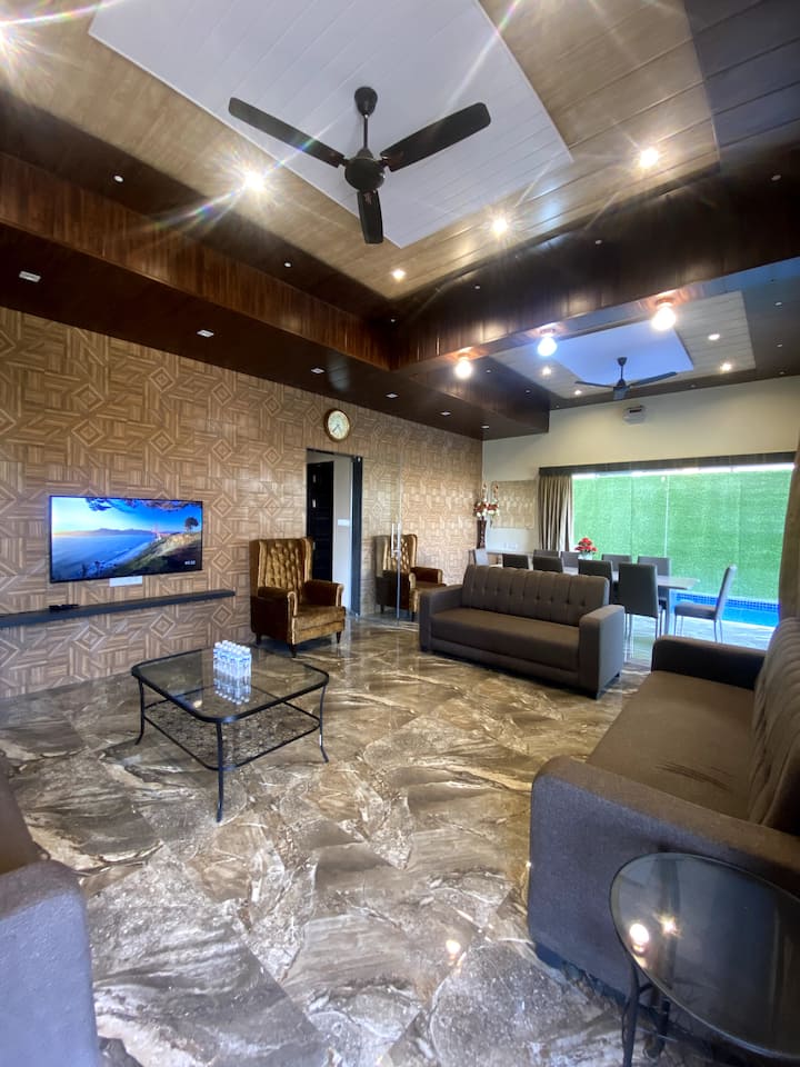 5bhk I Lonavala I Private Pool&turf By Banco Stays - Lonavala