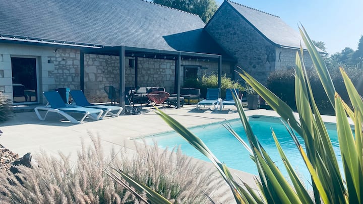 Charmant Gîte Avec Piscine - Maine-et-Loire