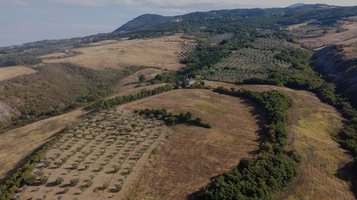 Near Pienza Overlooking Val D'orcia - Mount Amiata