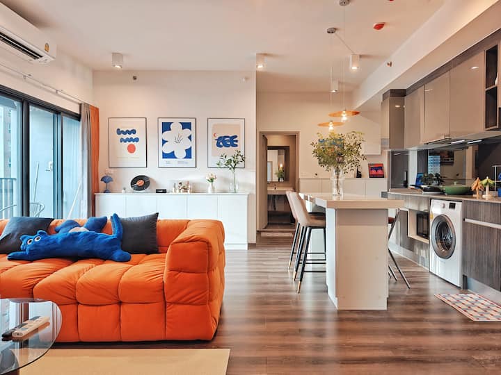 30% Off｜rama 9 Large 2br • Bright High-rise• Gym - Bangkok