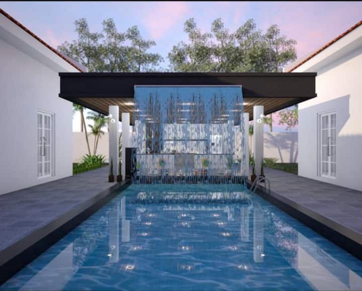 Maison De Cascade. A Modern Tropical House - Karanganyar