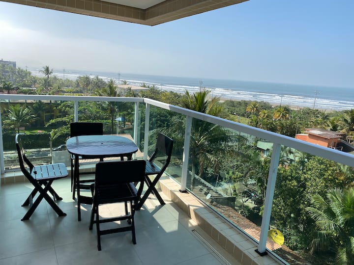 Apto Vista Para Mar, 2 Dorm. Varanda Gourmet. - Brazil