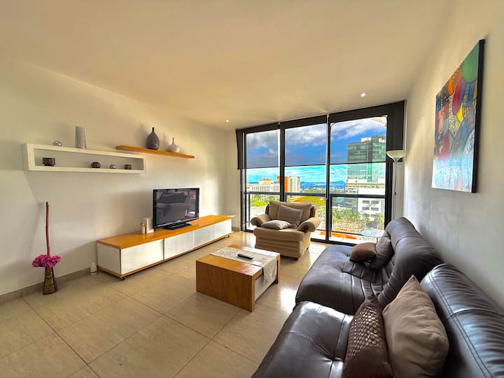 New Apt +Ac+wifi+laundry+terrace+gym @El Salvador - San Salvador