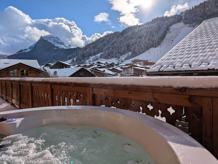 2 Minutes Walk To Supermorzine Lift With Hot Tub - Morzine