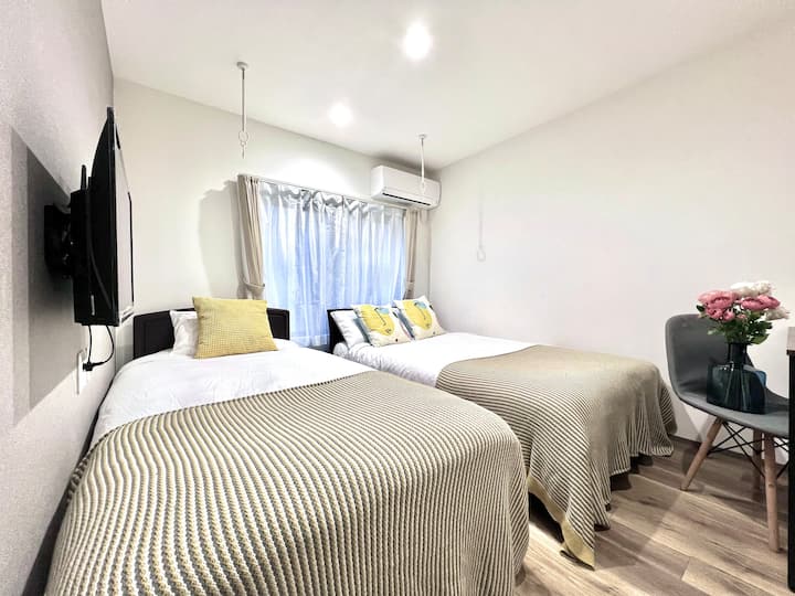 New Open 晴空塔线梅岛步行 2分钟 | 免费Wifi |ボアソルテR101-ad0080 - 草加市