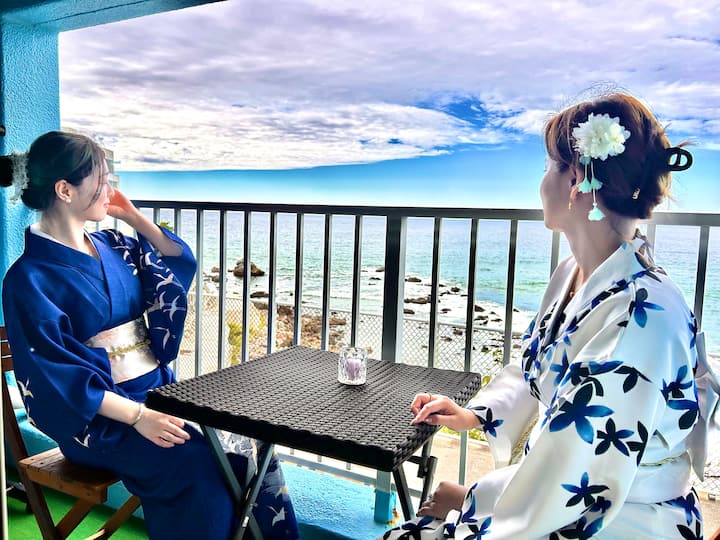 Sakura
整套63㎡别墅式公寓 
83°温泉入户 
一线海景 - Japan