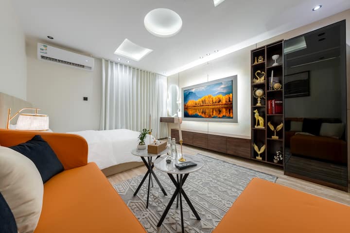 استديو هادئ وانيق وسرير ماستر بدخول ذاتي - Riyadh