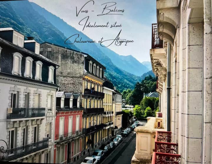 Chaleureux T3 Hypercentre Wifi Vue Montagne - Cauterets