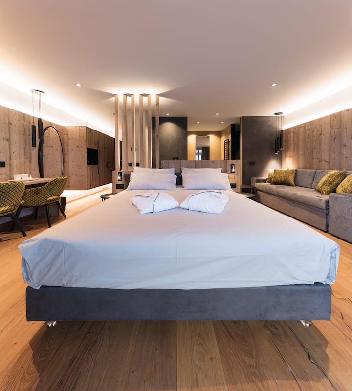 Suite "Mountain"con Terrazzo E Sauna Privata - Vigo di Fassa