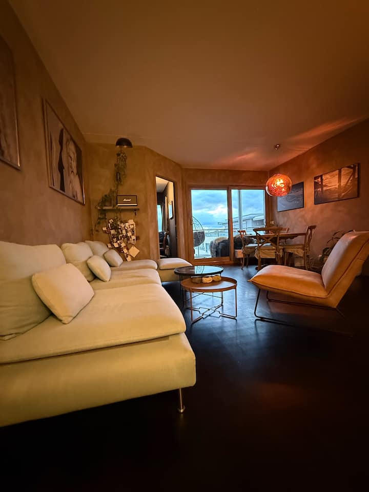 Apartment With Terrace & View - 2 Min To Subway - Oslo