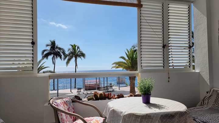 Appartement "Perla Del Atlantico" Direkt Am Meer - Puerto Naos