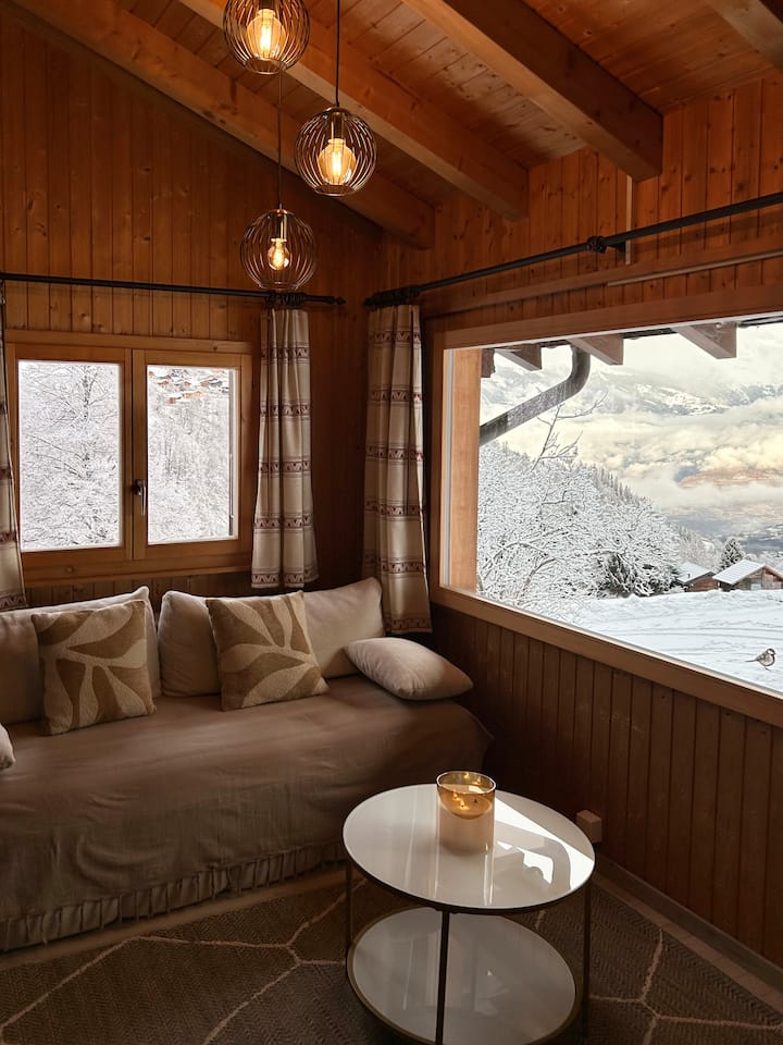 Chalet Cosy à Nendaz 
· 7 Pers · Vue & Calme - Verbier