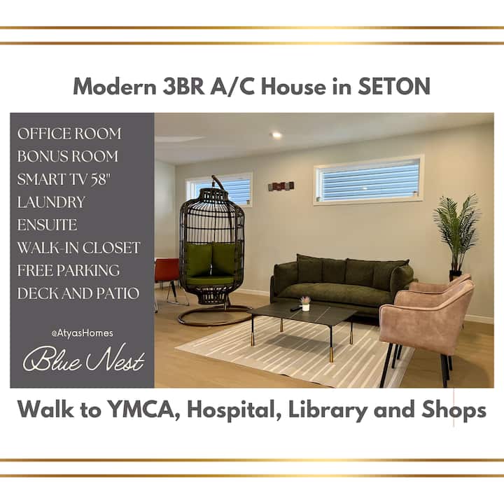 Modern 3br | Bonus Room | Office | A/c | Near Ymca - Calgary