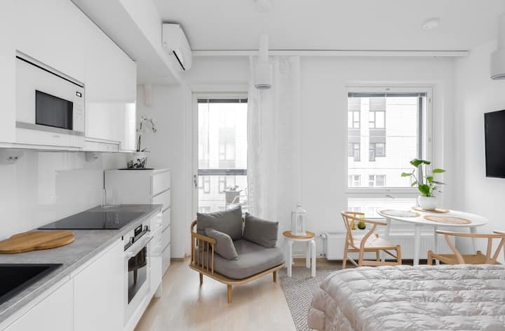 Yksiö Lippulaivan Vieressä, Metrolla Helsinkiin! - Espoo