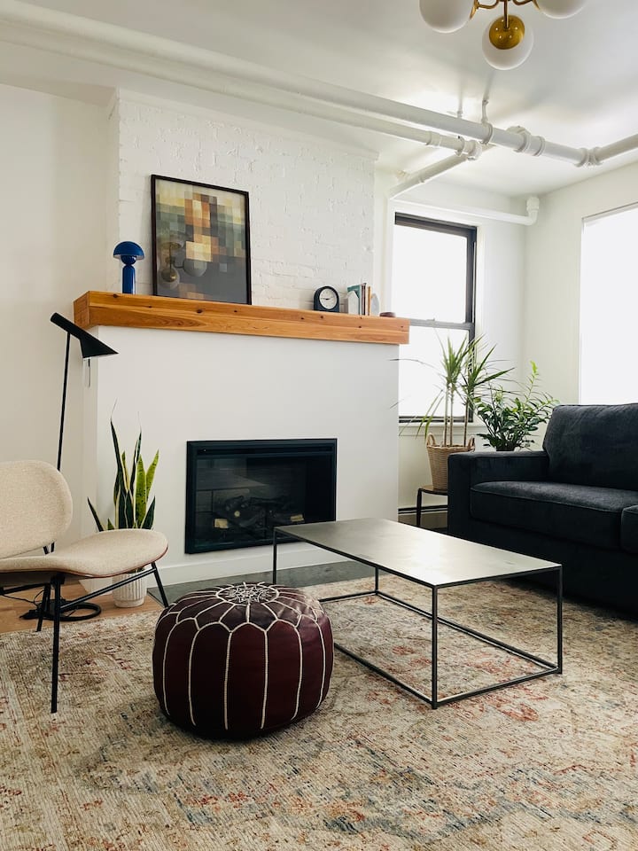 Spacious Garden Apt Near Nyc | King Bed + Patio - Jersey City, NJ