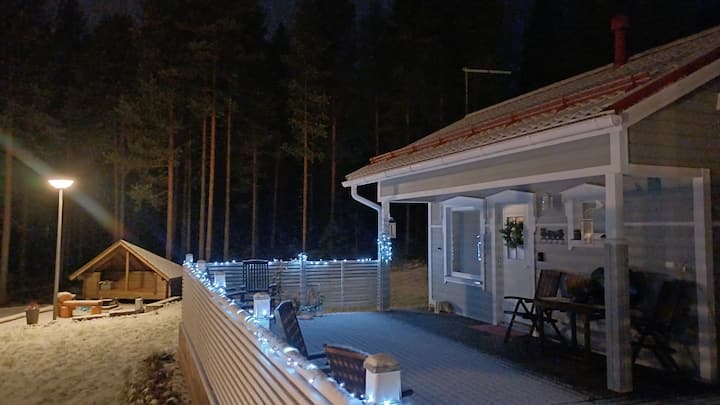 Cozy Sauna Cottage In Lapland - Finland