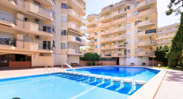 Apartamento 2 Habitaciones Con Piscina. - Salou