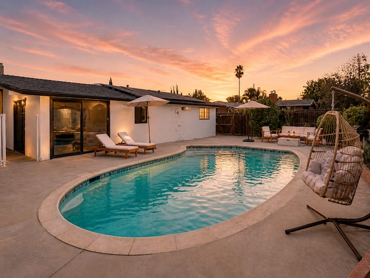 4br Pool Home · Fifa 2026 · 22mi Sofi · Sleeps 10 - Swinger, Tarzana