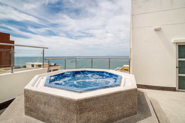 Vista Al Mar, Playa, Jacuzzi Y Piscina - Manta