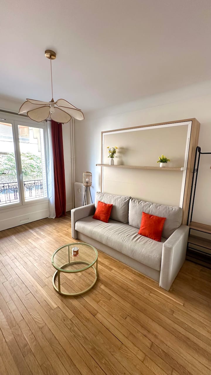 Studio Neuf Face Au Parc / 100m Métro + Ascenseur - Paris 19e Arrondissement