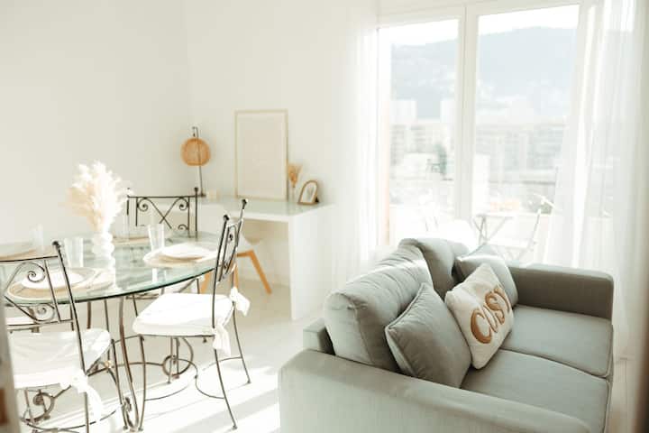 Appartement Cosy - Clim & Terrasse - Nice