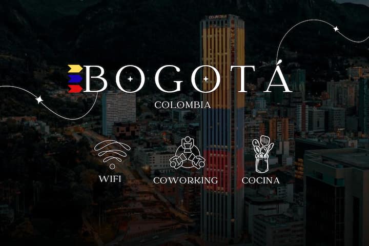 Loft Cozy+work Area+tv+kitchen+wifi+laundry@bogotá - Bogota