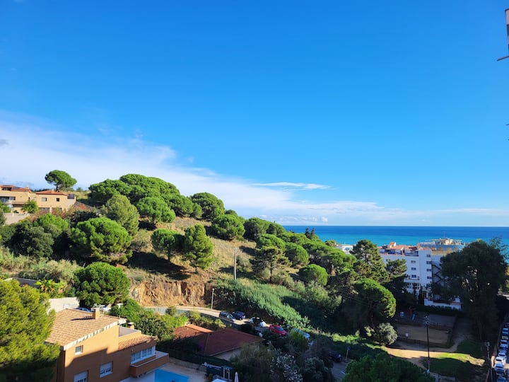 Habitación Privada Con Terraza Y Vistas Al Mar - Pineda de Mar