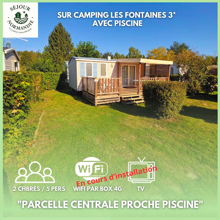 Mhome Cosy 2ch/5p | Camping 3* (27) - Anet