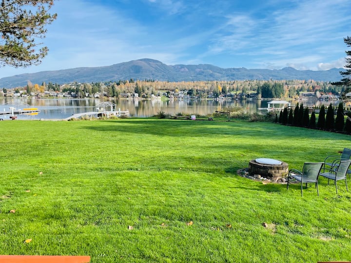 Full Rv Hook-up, Dock, The Baker View Lake House - Mount Vernon, WA