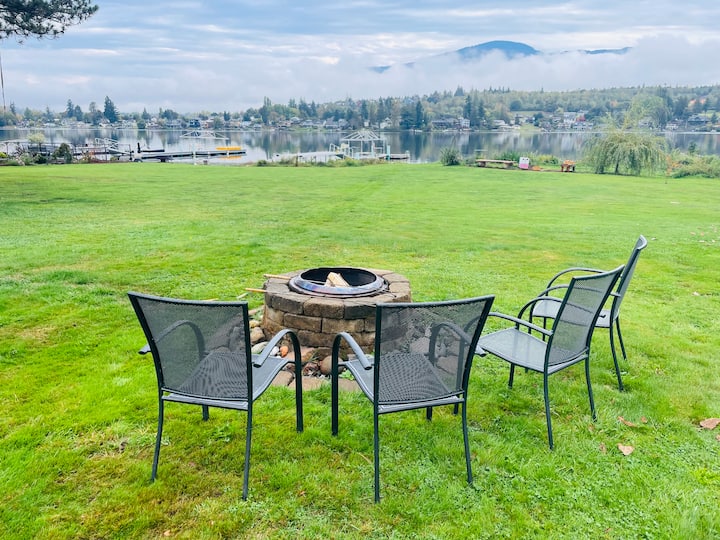 Full Rv Hook-up, Dock, The Baker View Lake House - Mount Vernon, WA