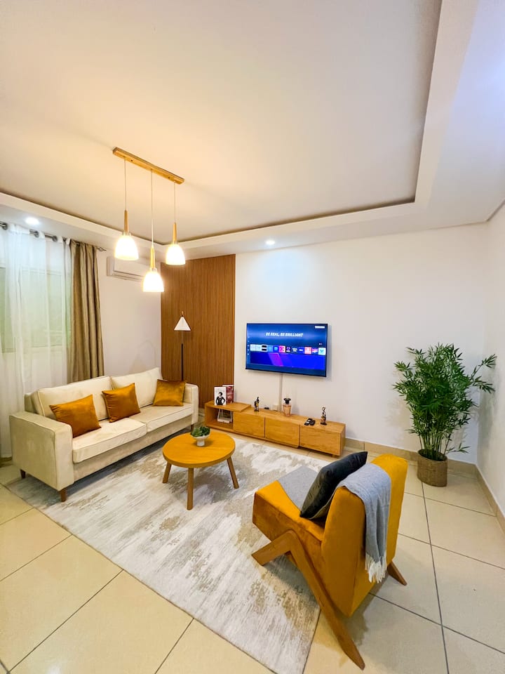 Suite Upendo: T2 Lumineux Cocody Valon Centre Wifi - Abidjan