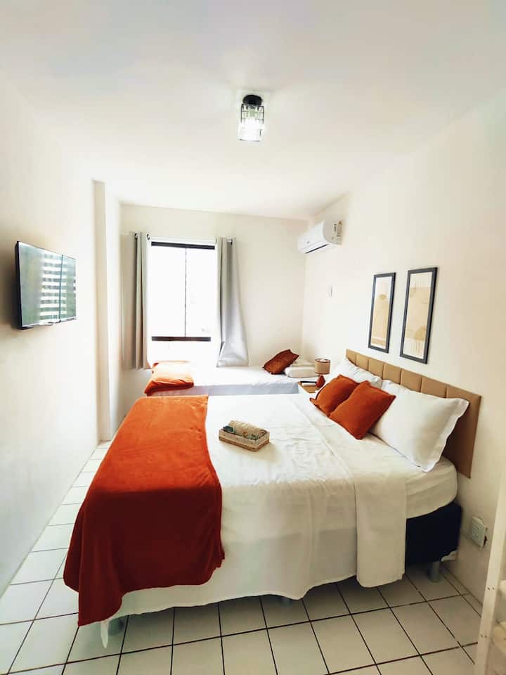 Apê Estiloso Residencial Do Mar - Pituba - Salvador