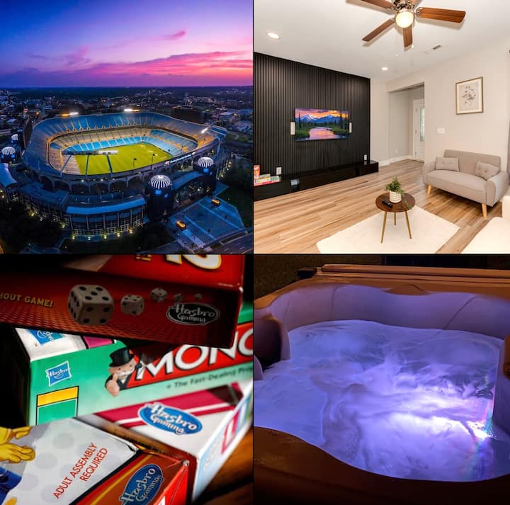 Cozy 5bd | Hot Tub & Grill | Near Uptown & Airport - Charlotte, NC