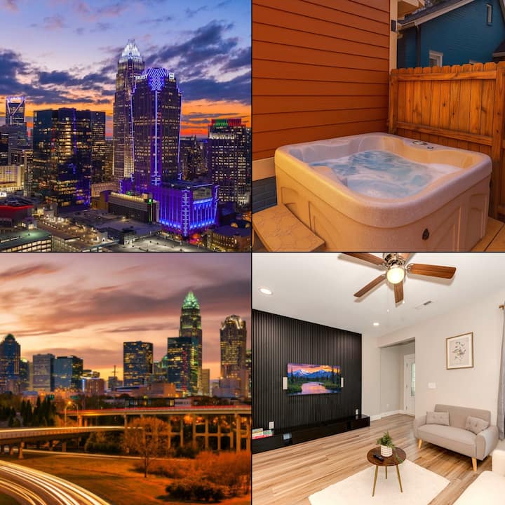 Cozy 5br | Hot Tub & Grill | Near Uptown & Noda! - Charlotte, NC