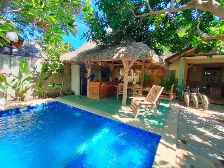 3br House With Private Pool & Kitchen - Gili Islands