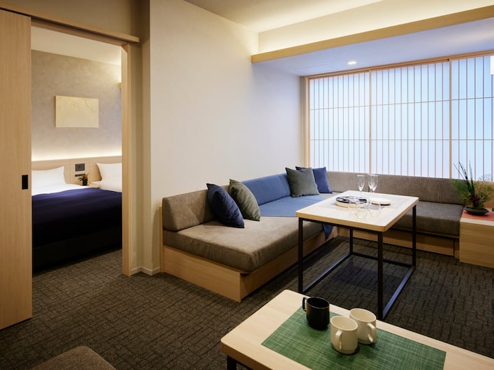 Minn 河原町五条リバーサイド|キッチン付きアパートメントホテル|54㎡|最大7名 - Gion