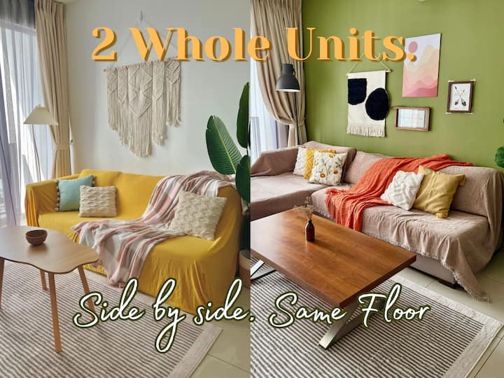2 Blissful Units | Side By Side | Icity | 8-10 Pax - Shah Alam