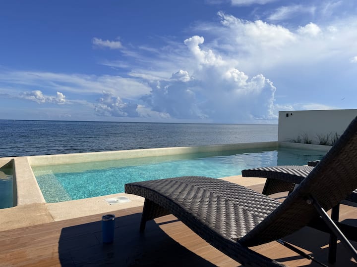 Refugio Paradisiaco Frente Al Mar - Puerto Morelos