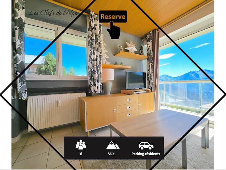 Spacieux F3 - Jolie Vue Sur Les Montagnes - Oz-en-Oisans