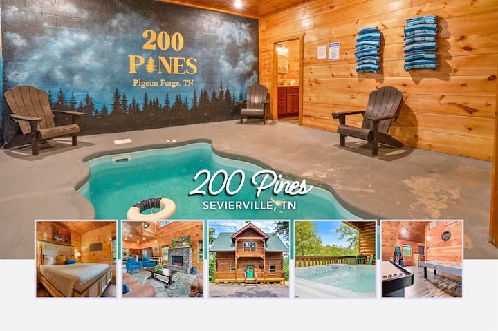 Scenic Log Retreat  Hottub, Indoor Pool & Dogs Ok - Douglas Lake, TN