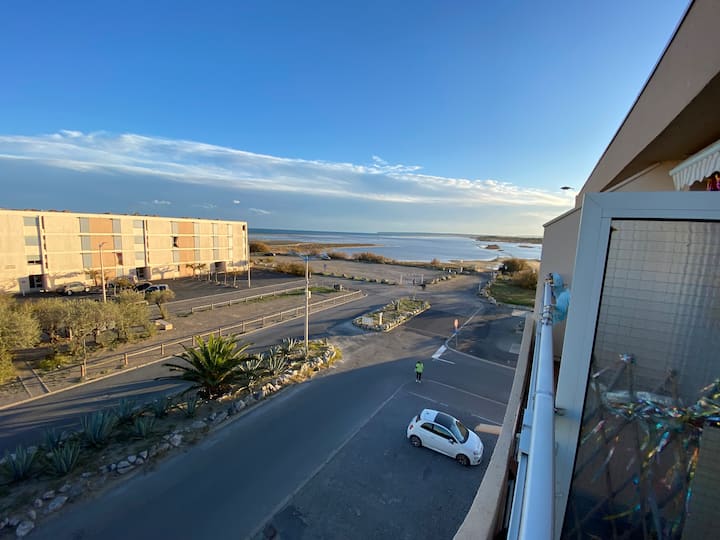 L'écume D'or, Appartement T3 Vue Mer Et Lac - Port-la-Nouvelle